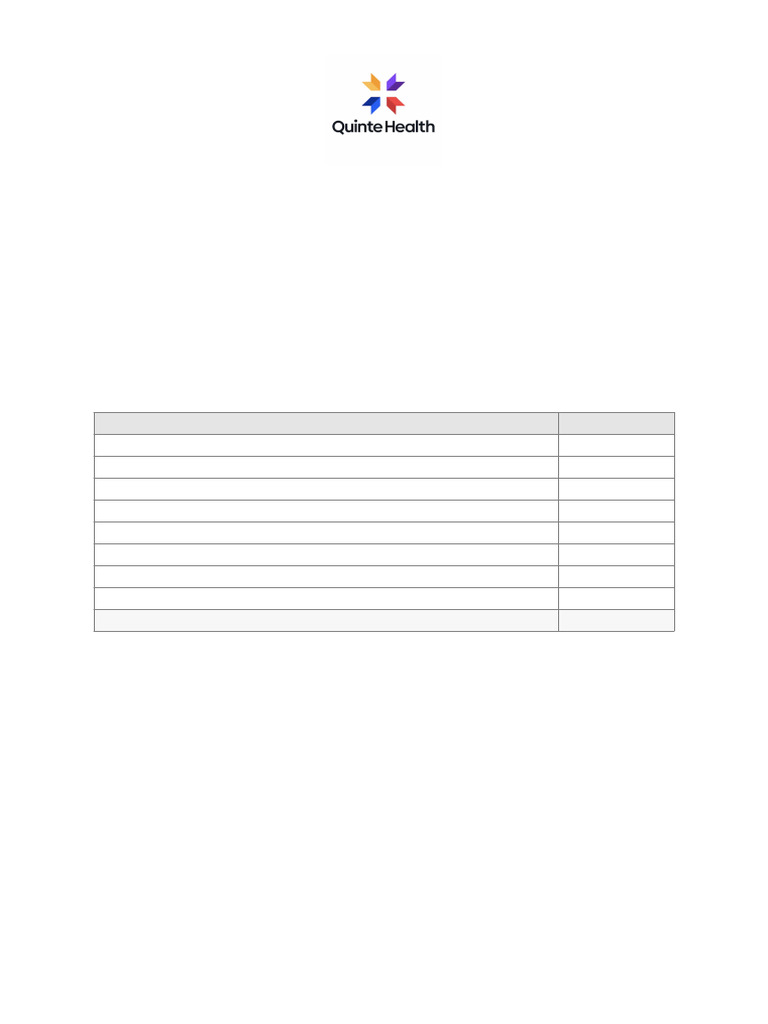 Quinte Health Belleville Medical Invoice | PDF
