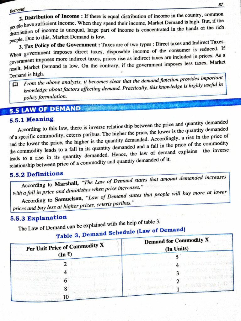 CH 5 Theory of Demand (Part 2) Unimax | PDF