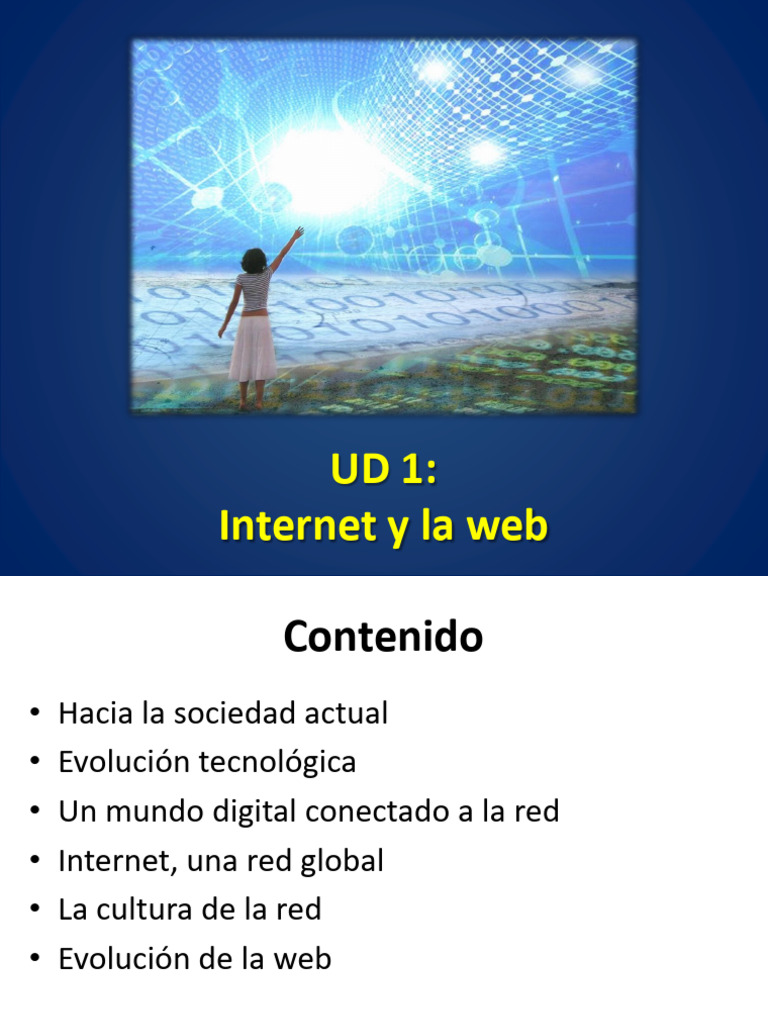 UD 1 - Internet y La Web | PDF | Internet | Red mundial