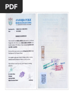 Matric Certificate | PDF