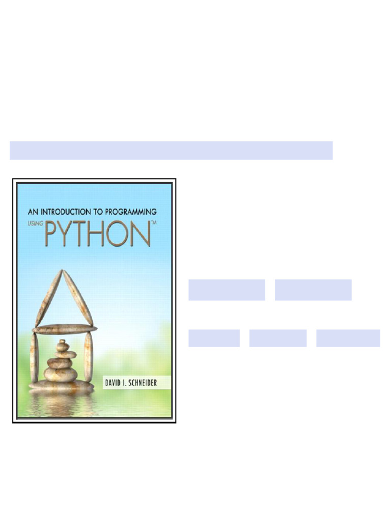 (Solution manual) An Introduction to Programming Using Python David I. Schneider newest edition ...