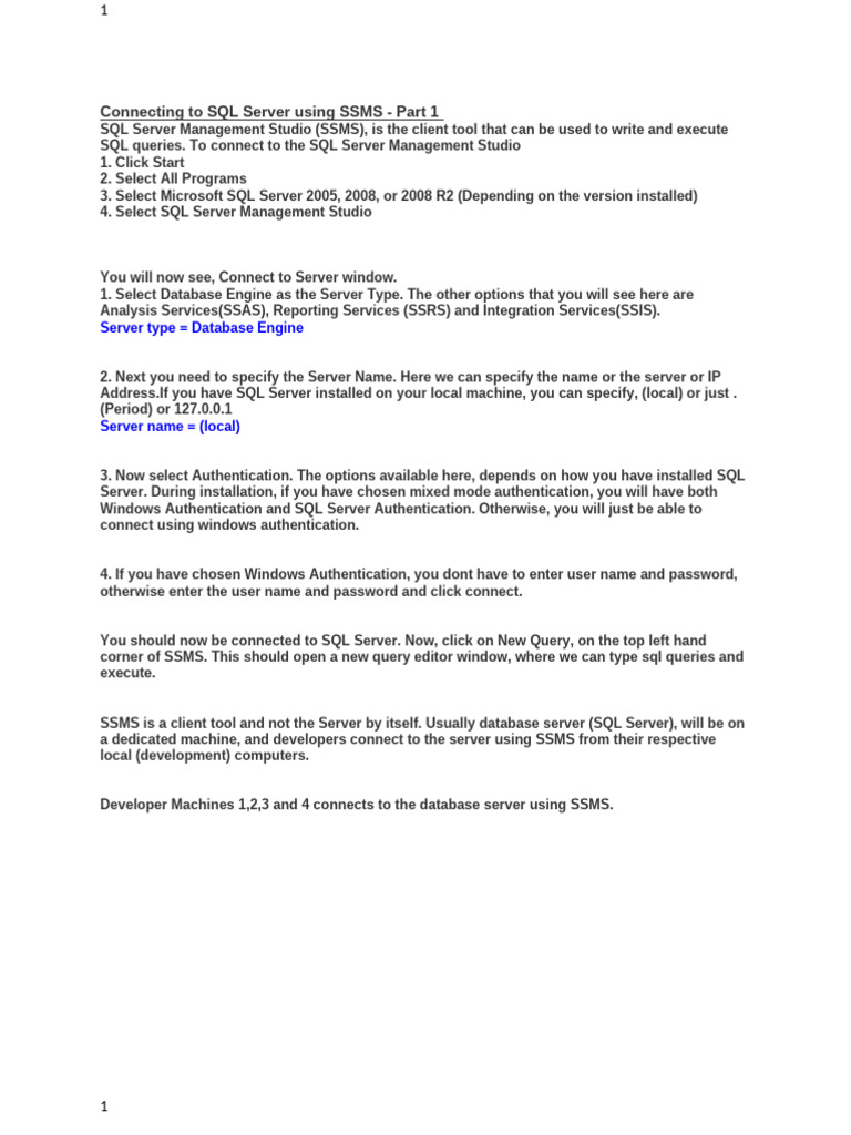 Kudvenkat SQL Part-1 | PDF | Parameter (Computer Programming ...