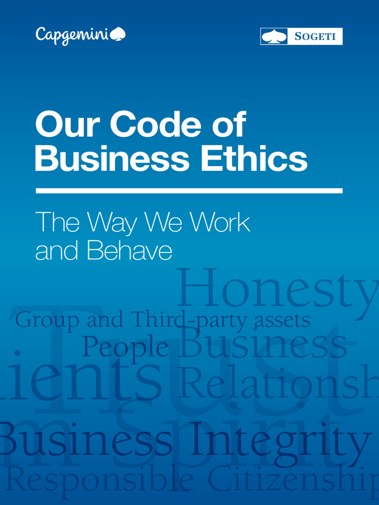 01-Code of Business Ethics English v1-2 | PDF | Business Ethics ...