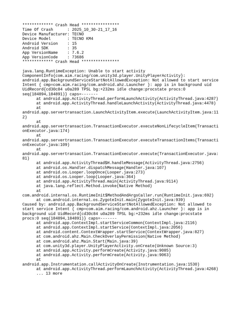 mod_menu_crash_2025_10_30-21_17_16 | PDF | Mobile Telecommunications ...