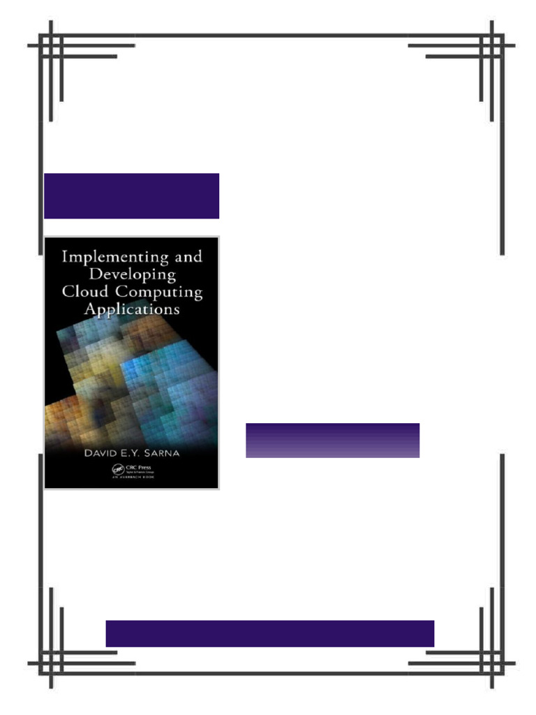 Implementing and Developing Cloud Computing Applications 1st Edition David E. Y. Sarna ebook ...
