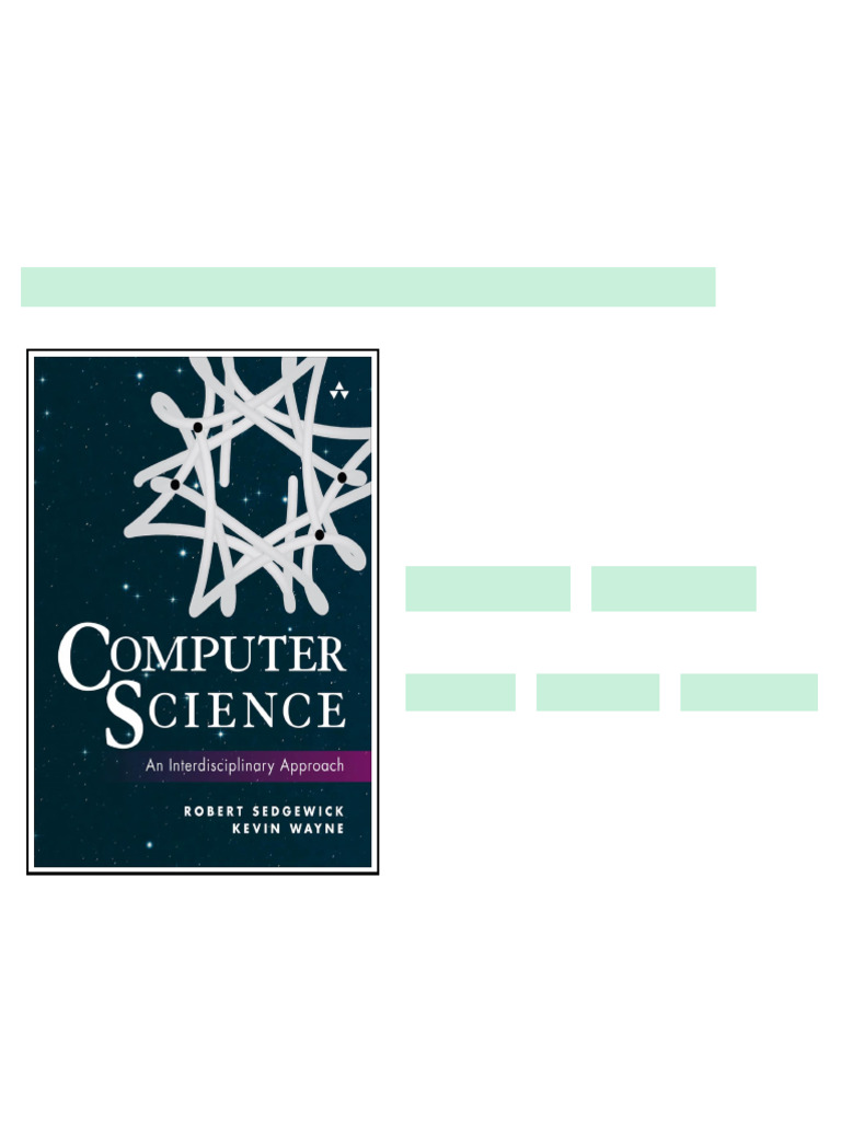 Computer Science An Interdisciplinary Approach pdf version | PDF