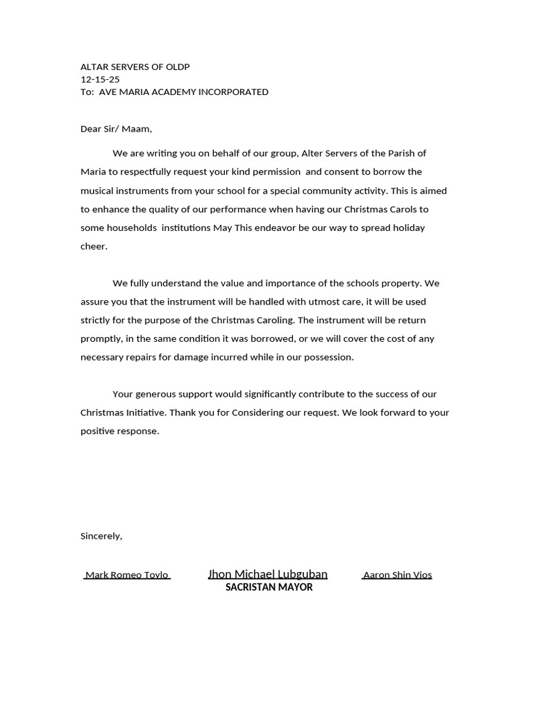 Altar Servers of Oldp | PDF