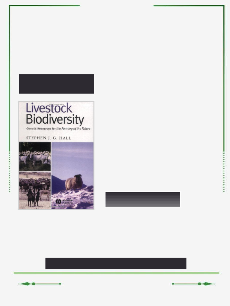 Livestock Biodiversity Genetic Resources for the Farming of the Future ...