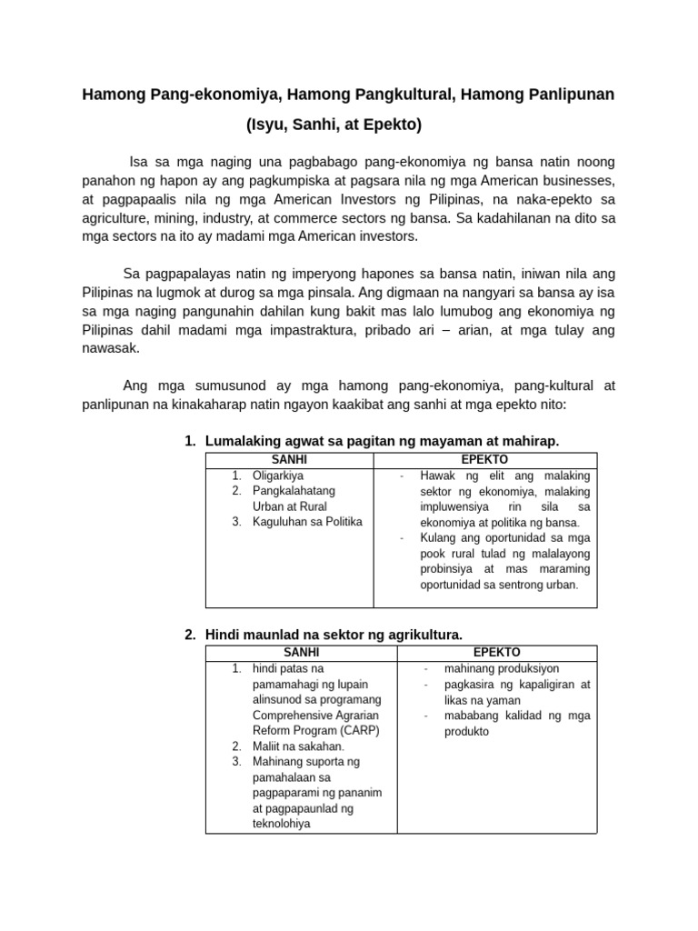 Araling Panlipunan, Module 4, Notes & Answer Sheet | PDF