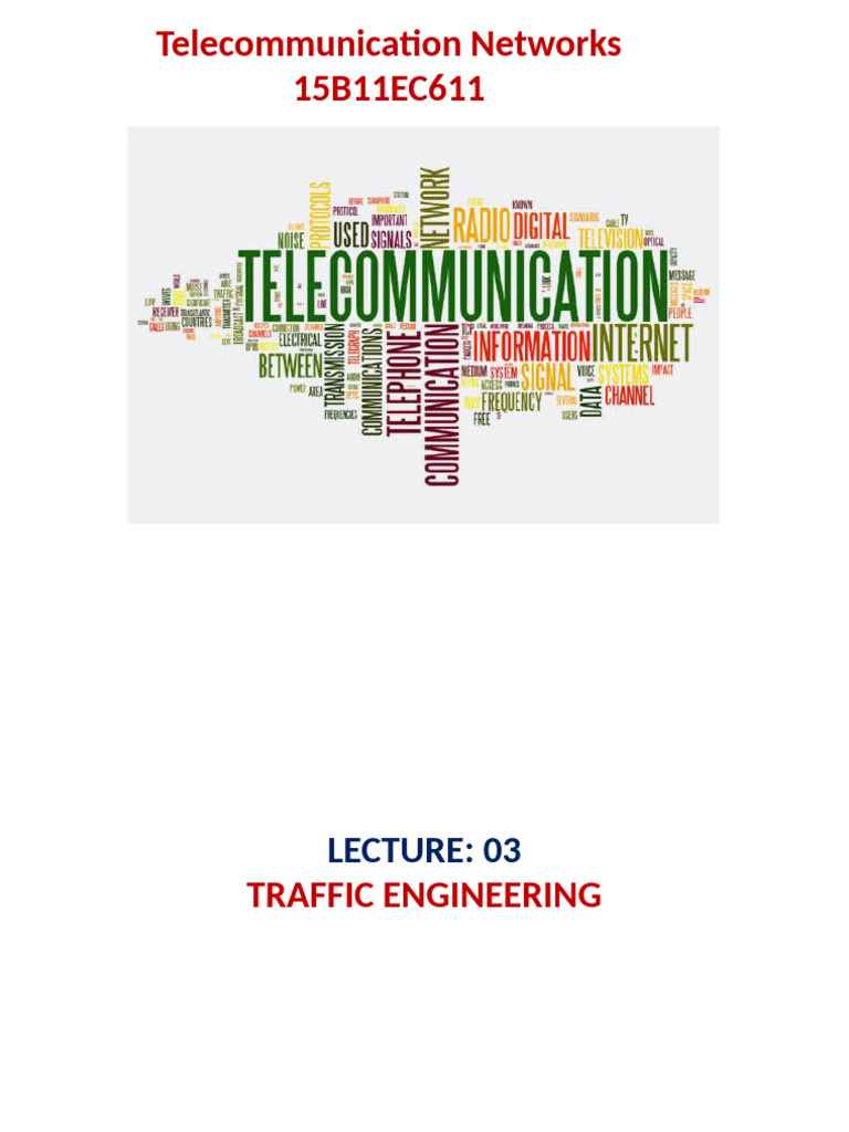 Traffic Engineering in Telecommunication Networks | PDF | Computer ...