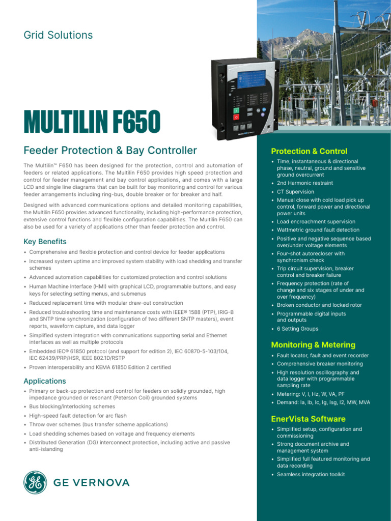 Multilin F650 Brochure en 12818C Hybrid 202504 R003 | PDF ...