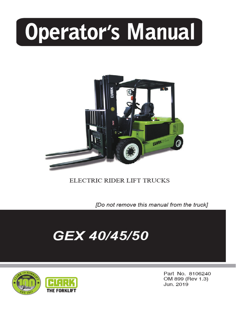 O&M Manual | PDF | Forklift | Elevator