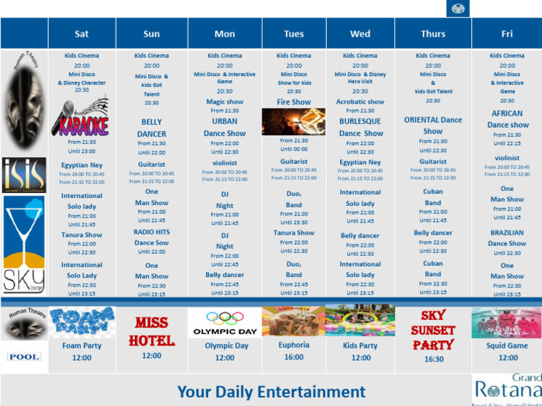 December 2025 Entertainment Program | PDF | Performing Arts | Dances