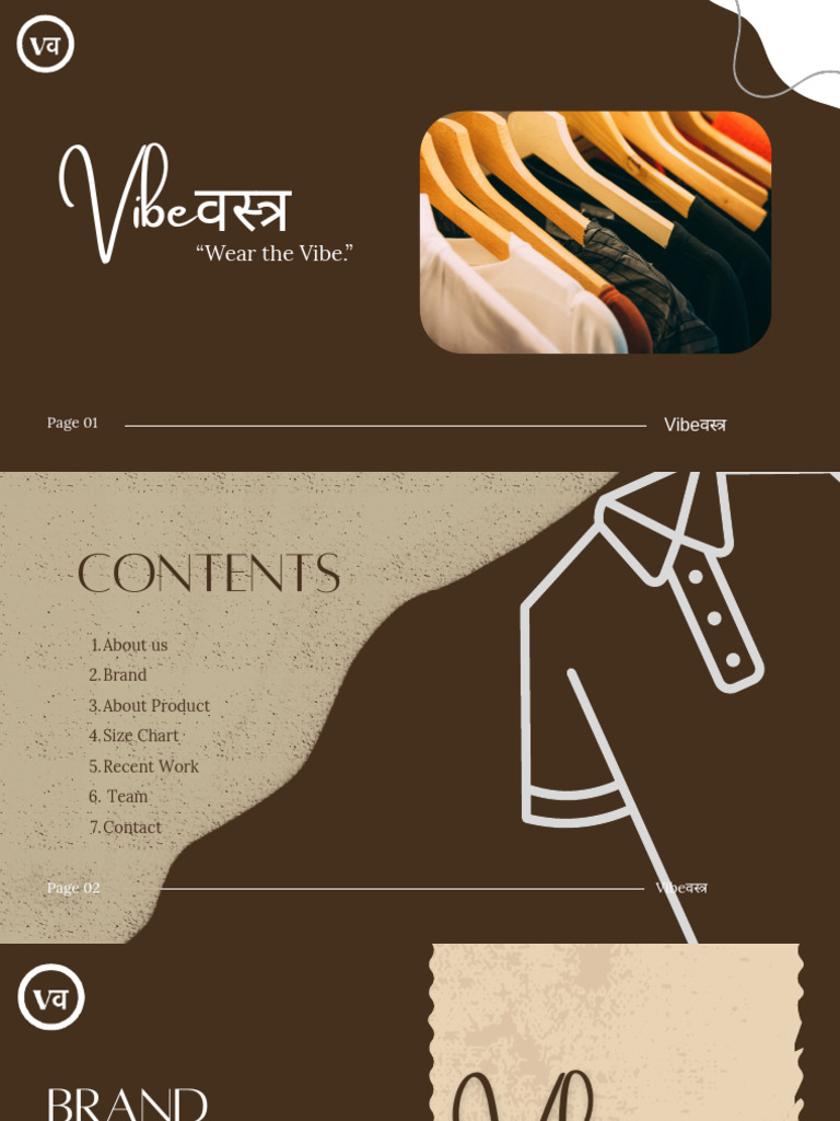 Wear the Vibe Brochure | PDF | T Shirt | Fashion