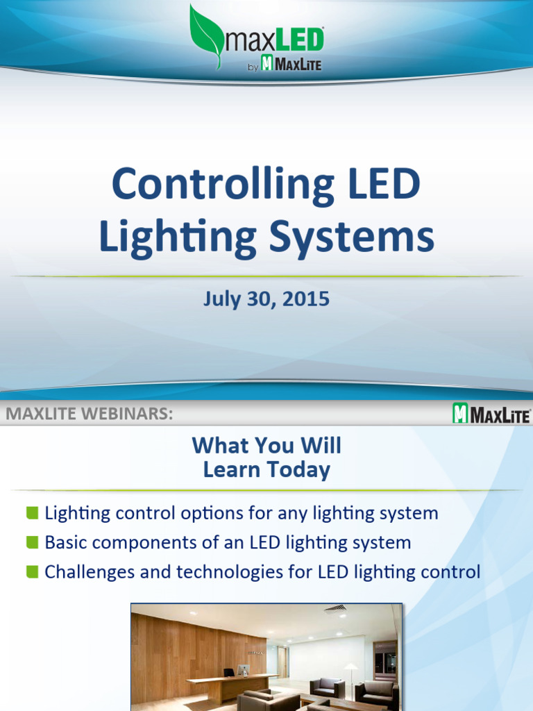Lighting Control System_Presentation | PDF | Electrical Equipment ...