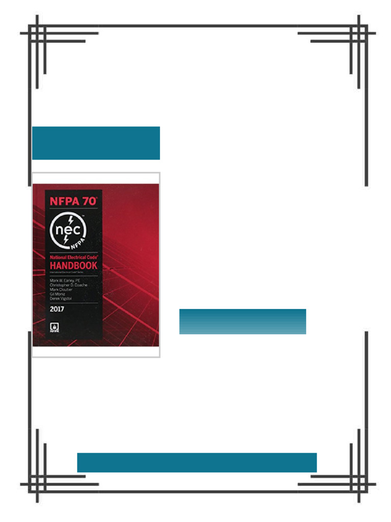 NFPA 70: National Electrical Code (NEC) Handbook 2017 1st Edition - eBook PDF eBook downloadable ...