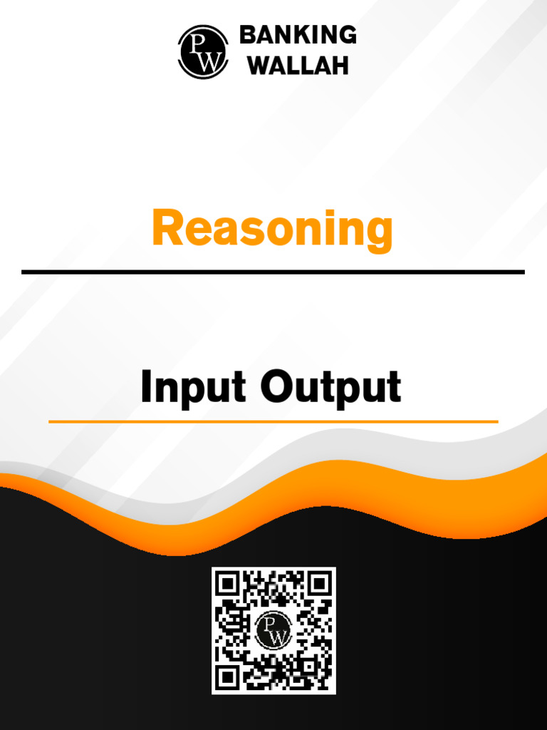 Input-Output Reasoning Techniques | PDF | Numbers | Multiplication