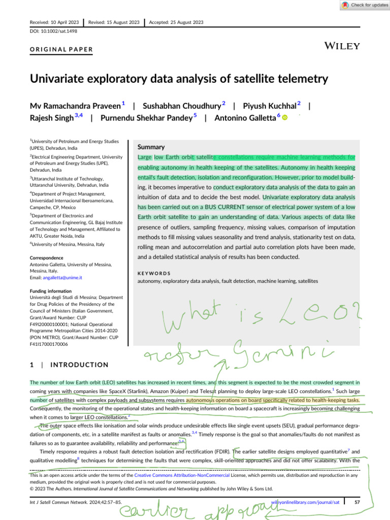 Satell Commun Network - 2023 - Praveen - Univariate Exploratory_laptop ...