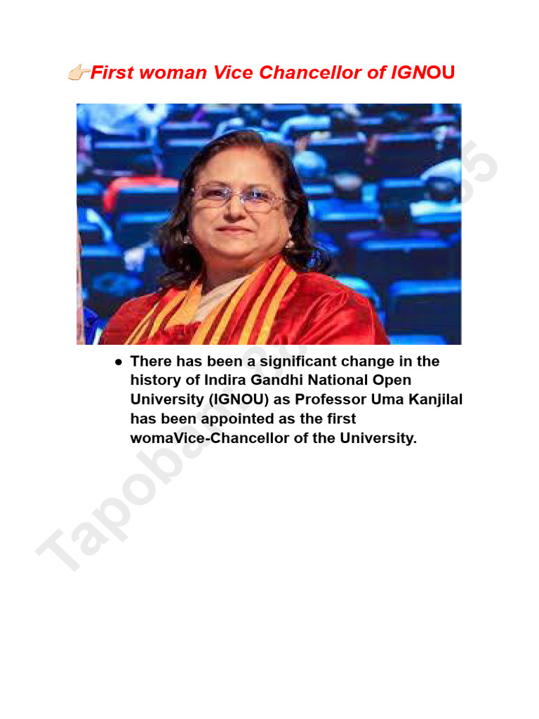 ??first Woman Vice Chancellor of IGNOU 2-111 | PDF | Chess