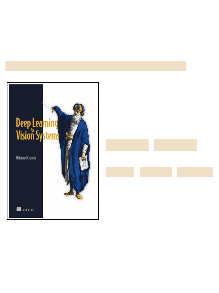 Deep Learning for Vision Systems 1st digital download | PDF