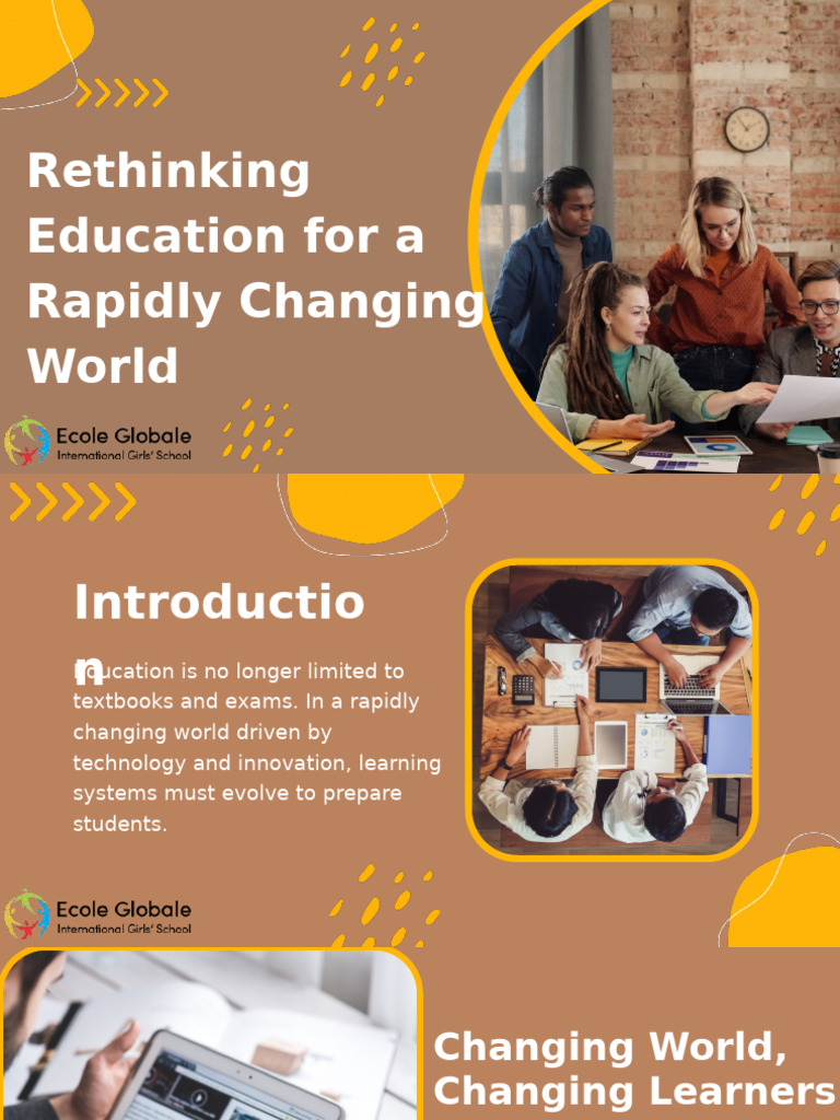 Rethinking Education for a Rapidly Changing World | PDF
