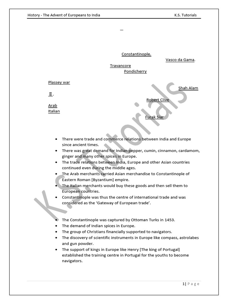 Part-01_Complete Notes_1 | PDF