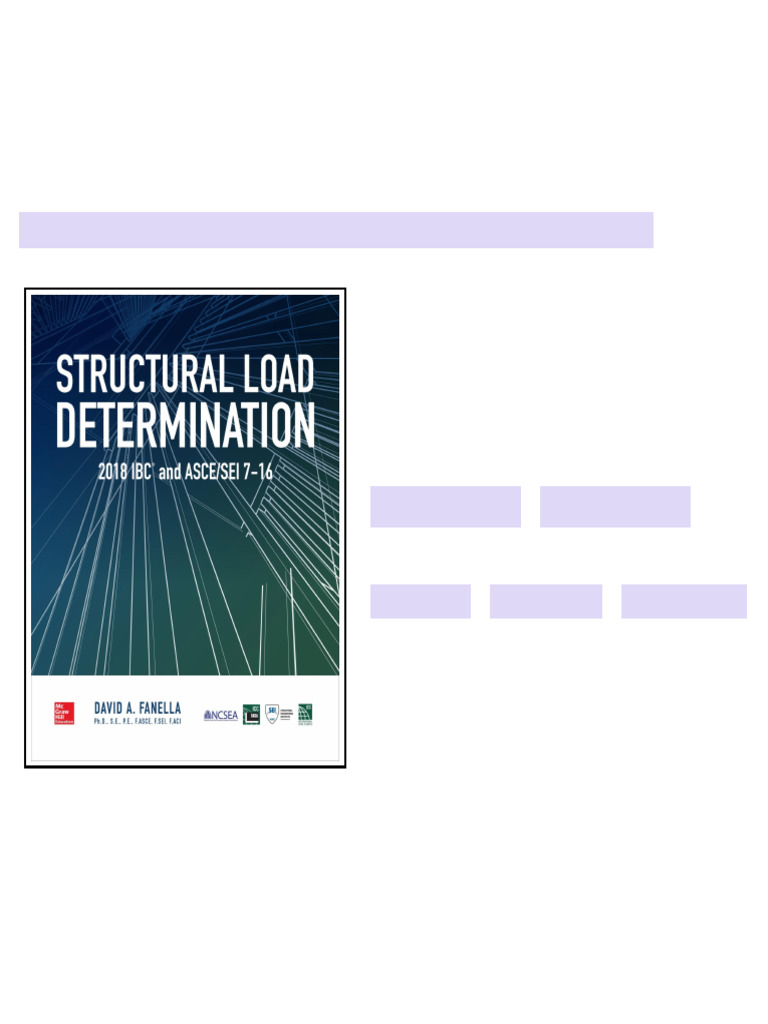 Structural Load Determination 2018 download full chapters | PDF