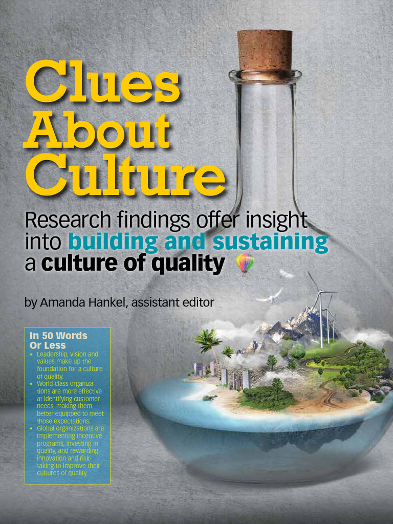 Building a Culture of Quality | PDF | Leadership | Incentive