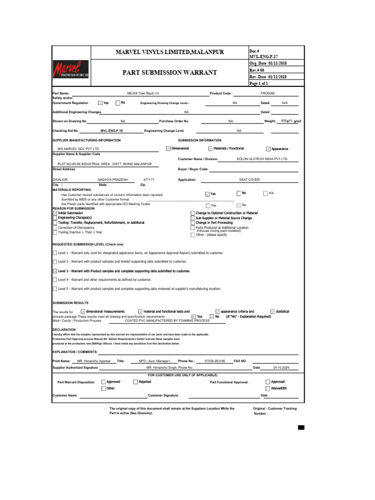 Titan Black 1.00mm ME-259 V3 | PDF | Filtration | Paper