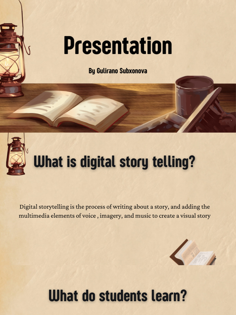 Benefits of Digital Storytelling in Education | PDF