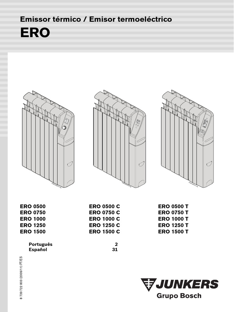 manual junkers ero 750 | PDF
