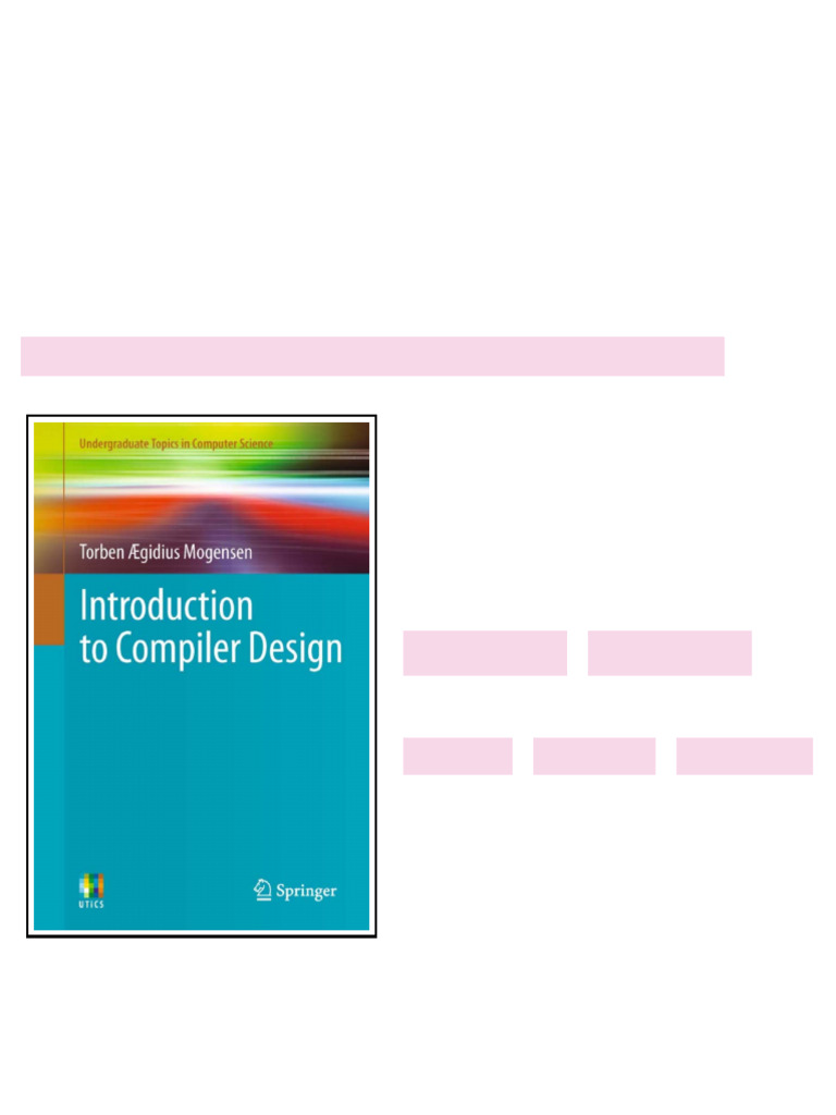 Introduction to Compiler Design (Undergraduate Topics in Computer ...
