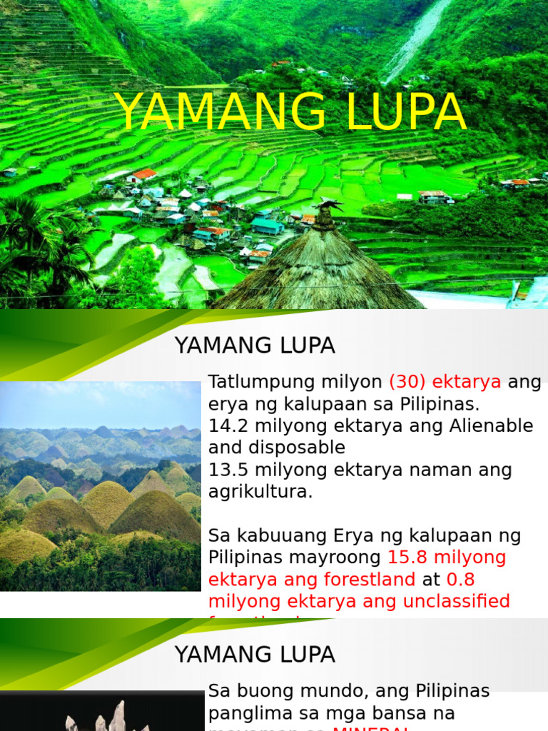 Yamang Lupa | PDF