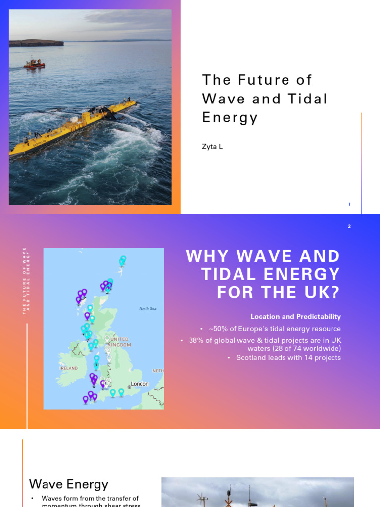 The Future of Wave and Tidal Energy | PDF | Tide | Oceans