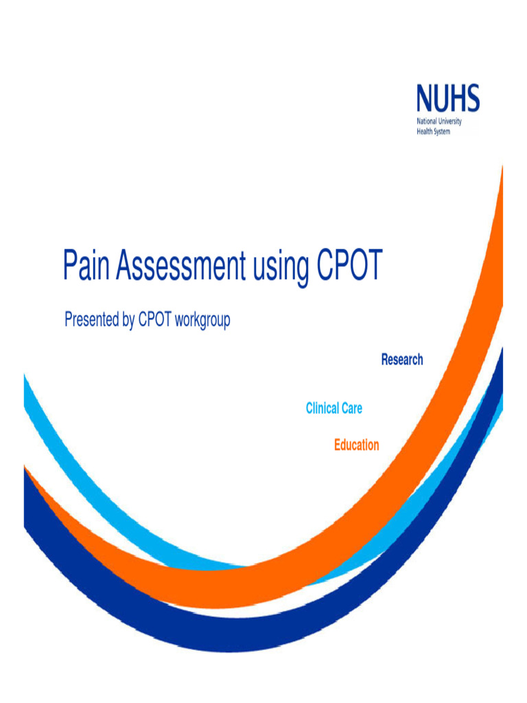 Pain Assessment with CPOT Guide | PDF | Pain | Facial Expression