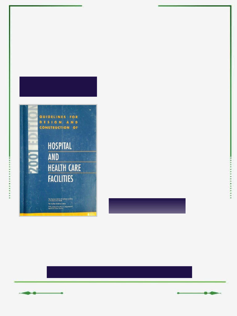 Guidelines for the Design and Construction of Hospital and Health Care ...