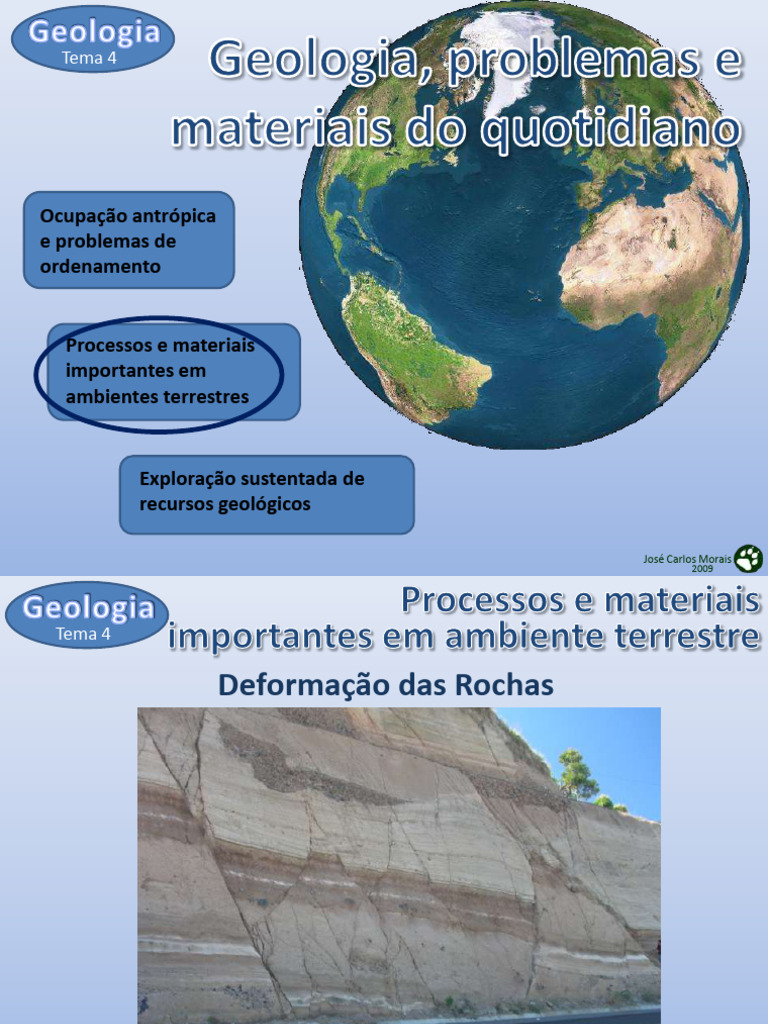 Deformações Das Rochas- ASA | PDF | Falha (Geologia) | Estresse (Mecânica)