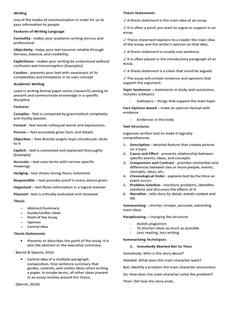 EAPP | PDF | Essays | Thesis