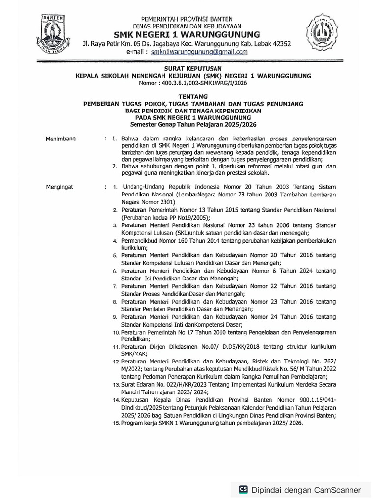 Contoh Kalpendik | PDF