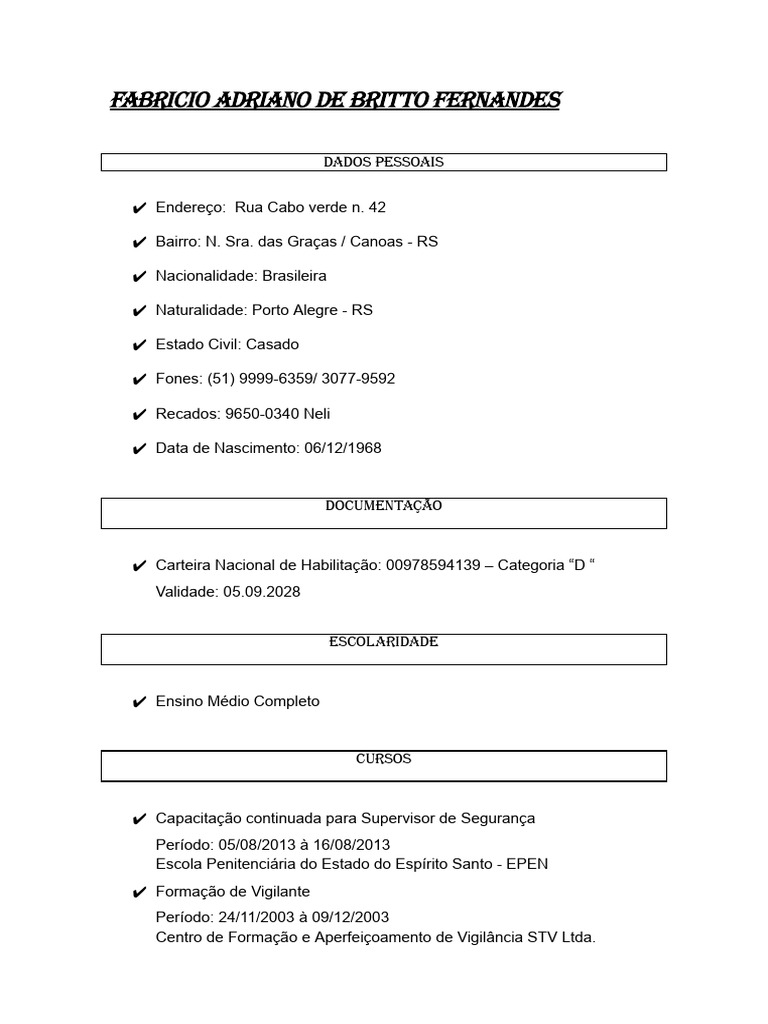 FABRICIO ADRIANO DE BRITTO FERNANDES.docx | PDF