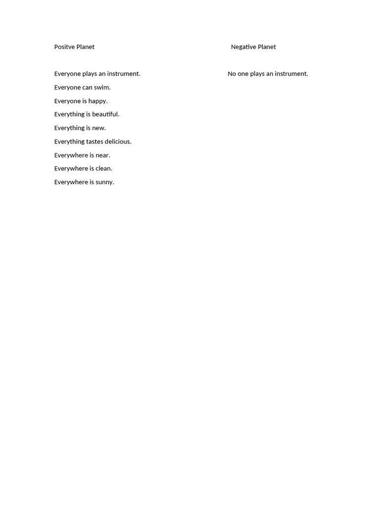 Kids Box 6. Indefinite Pronouns. Positive Planet. | PDF
