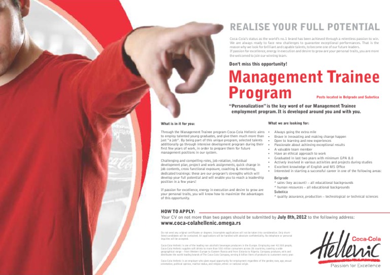 Coca-Cola Management Trainee Program | PDF | Coca Cola | Leadership