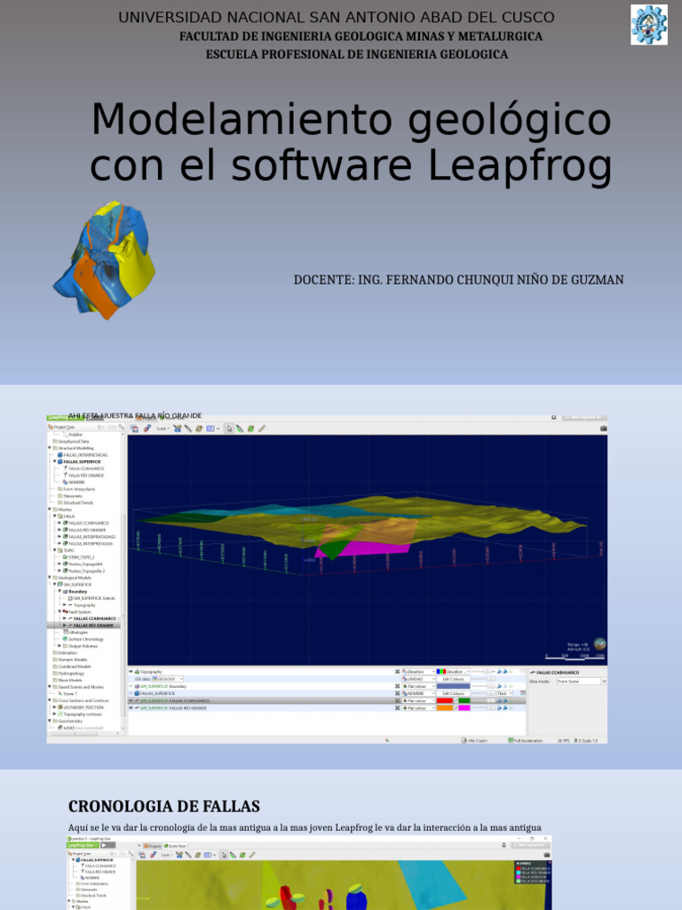 4.- Modelamiento geológico con el software Leapfrog | PDF | Software
