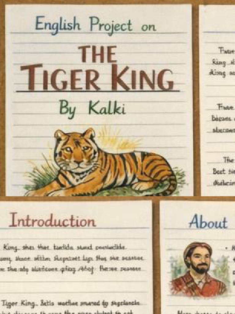 The Tiger King English Project | PDF