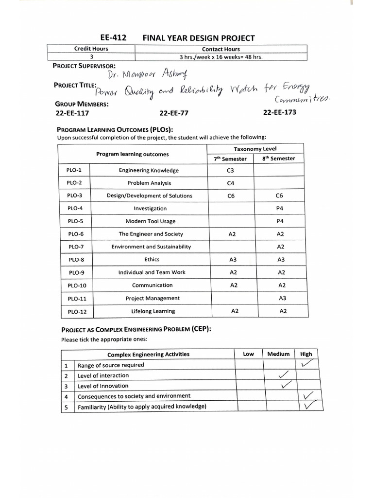 final year | PDF