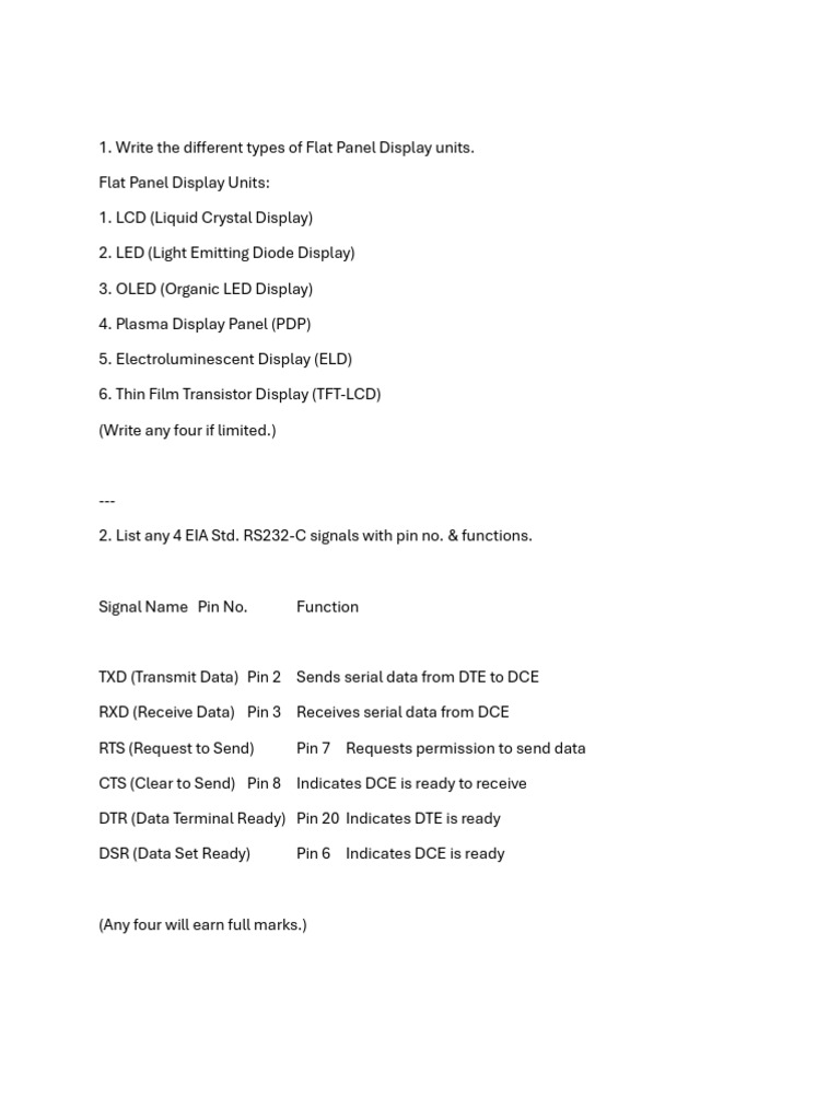 Unit 6 | PDF | Printer (Computing) | Computer Monitor