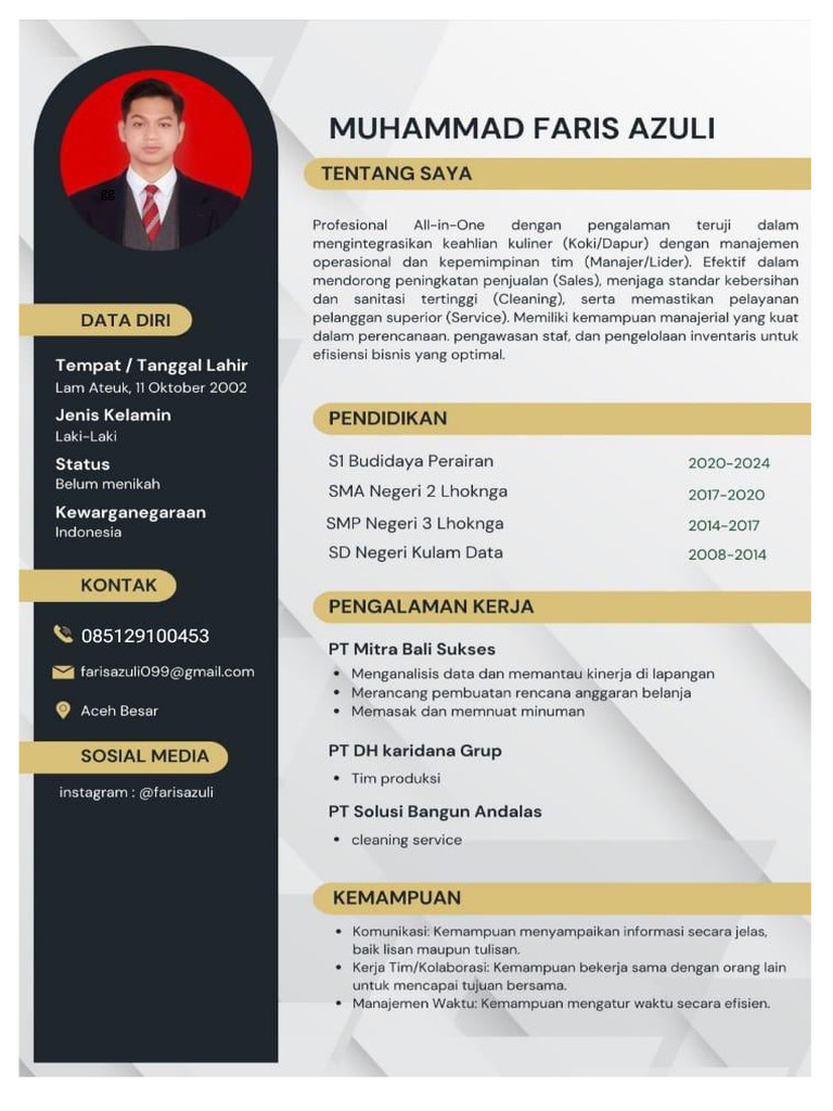 Lamaran Pekerjaan Sales Motoris Bintang Toedjoe | PDF