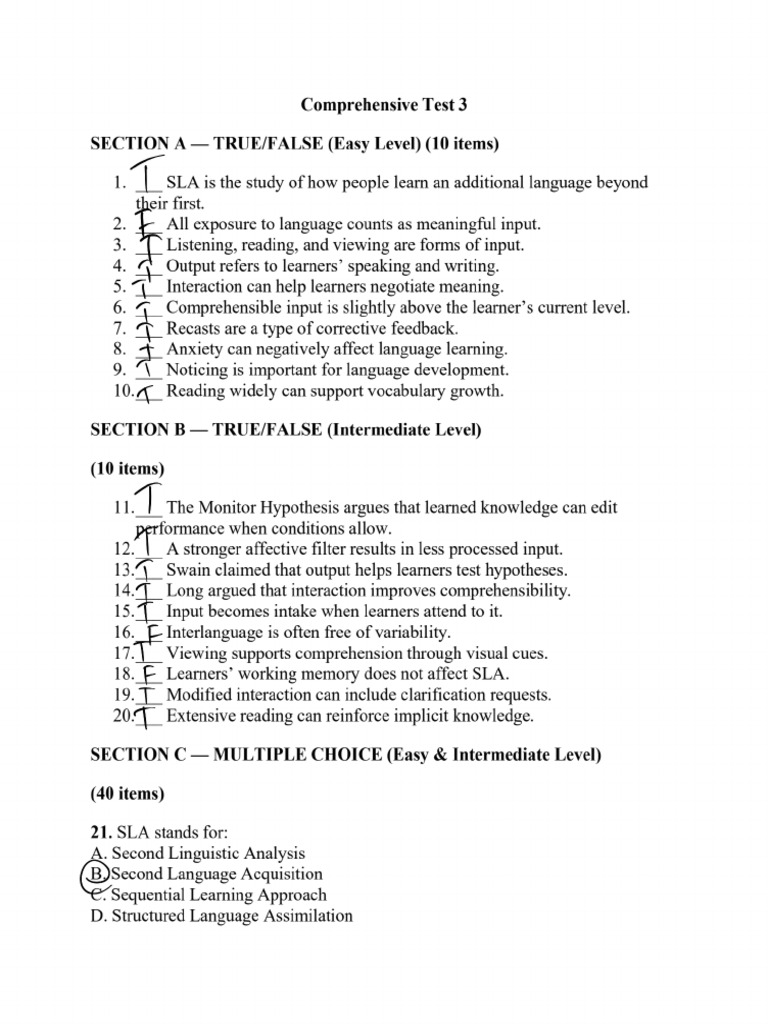 Comprehensive Test 3 1 | PDF