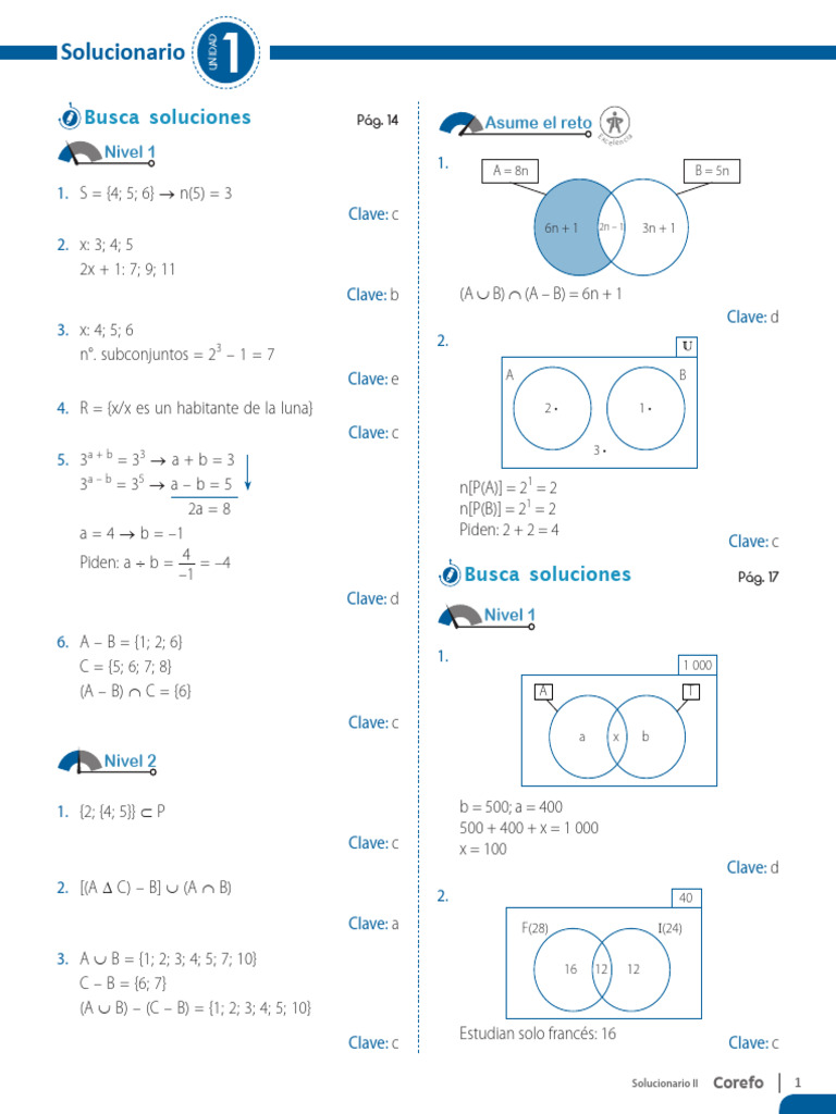 Solucionario_-_Matemática_secundaria_2do_año | PDF | Álgebra | Álgebra ...