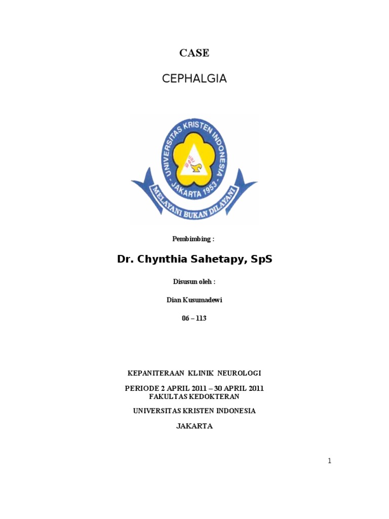 Cephalgia | PDF